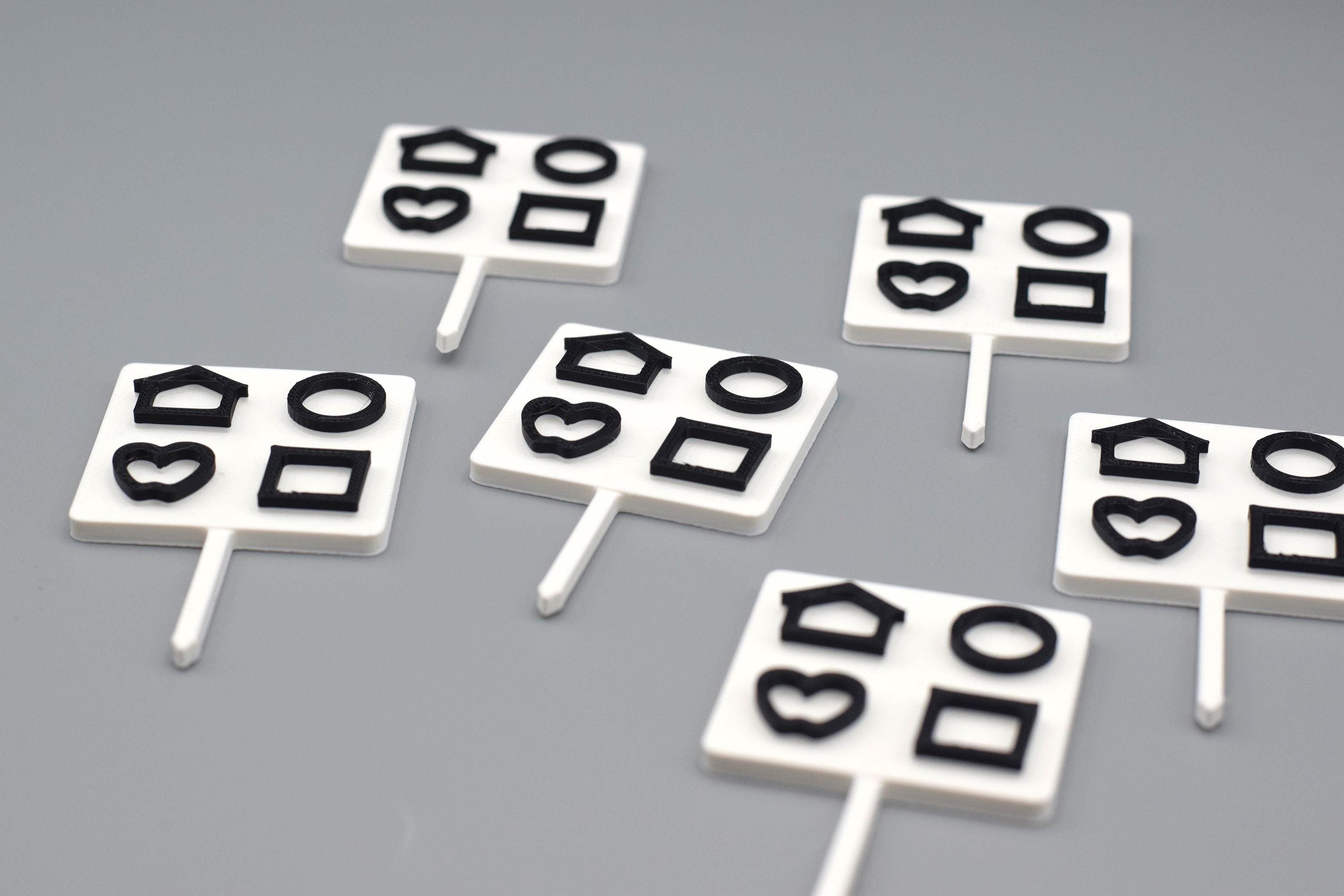 LEA Chart Cupcake Toppers Optometry Gift Optometrist Eye Doctor Cupcake ...