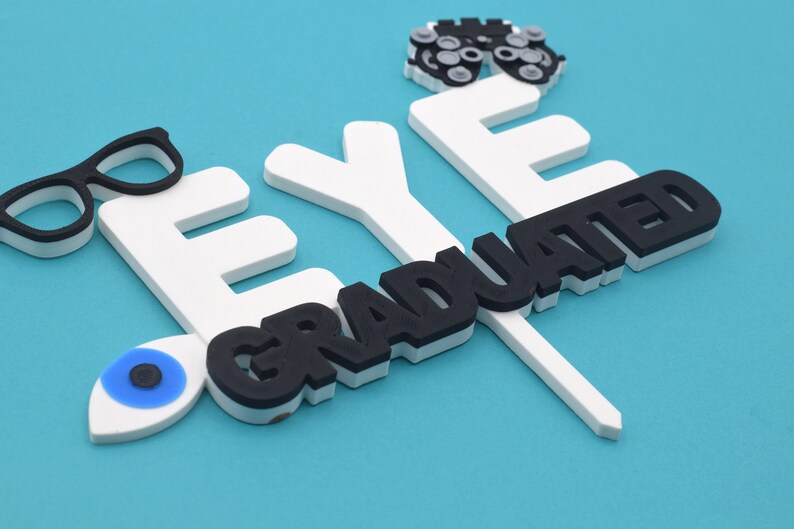 Optometry Graduation Cake Topper Optometry Gift Optometrist Eye Doctor ...