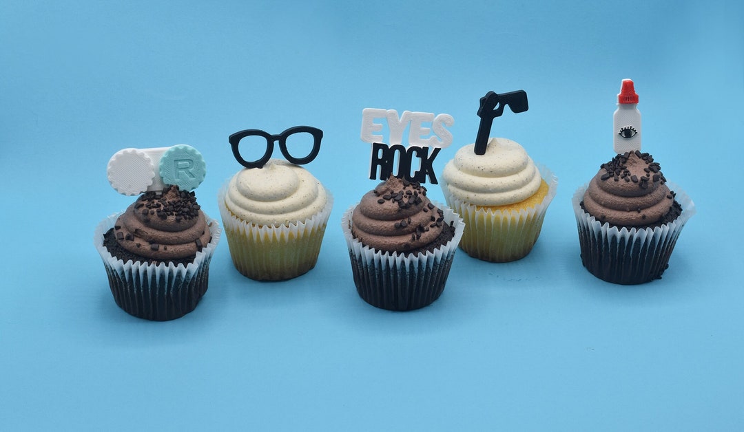 Optometry Cupcake Toppers, Optometry Gift, Optometrist, Eye Doctor ...