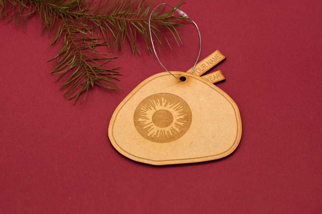 Wood Prosthetic Eye Ornament Prosthetic Ornament Optometrist Eye Doctor ...
