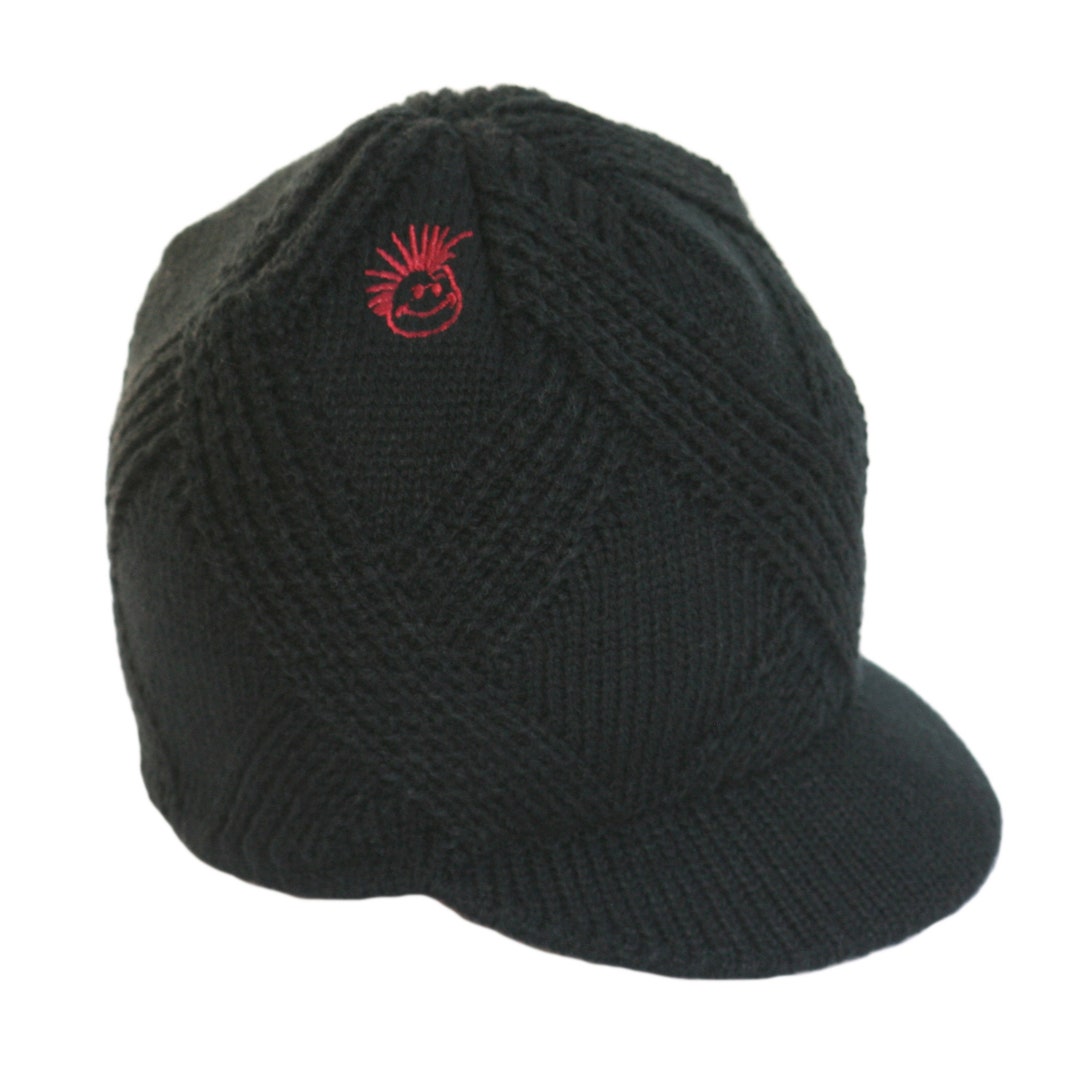 KIDS VISOR BEANIE Hat, Slouchy Beanie Kids, Knuckleheads Cotton ...