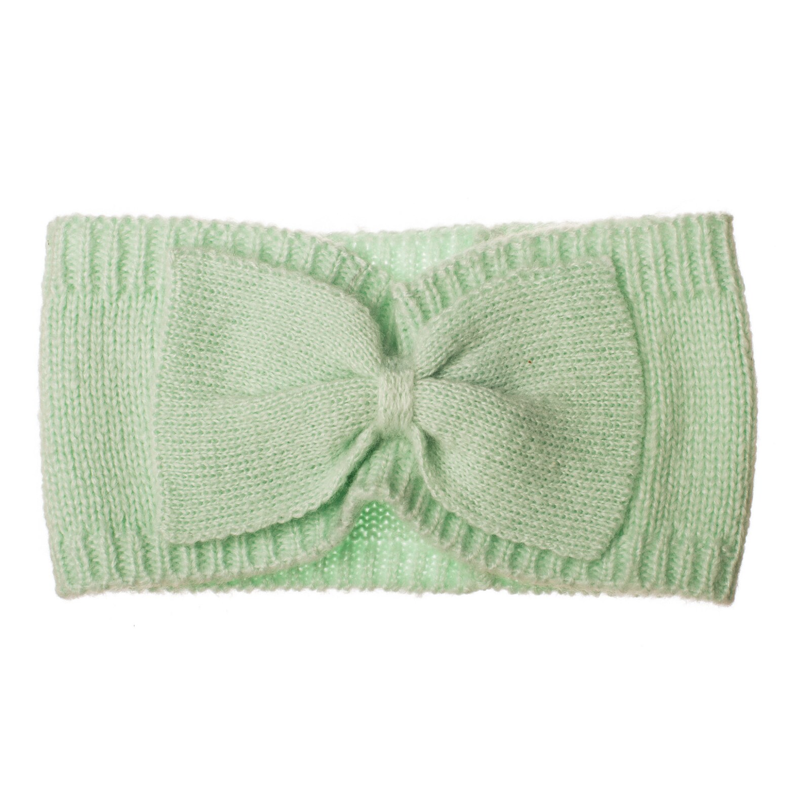 GIRL HEADBAND With BOW Perfect for Winter/fall White Teal - Etsy