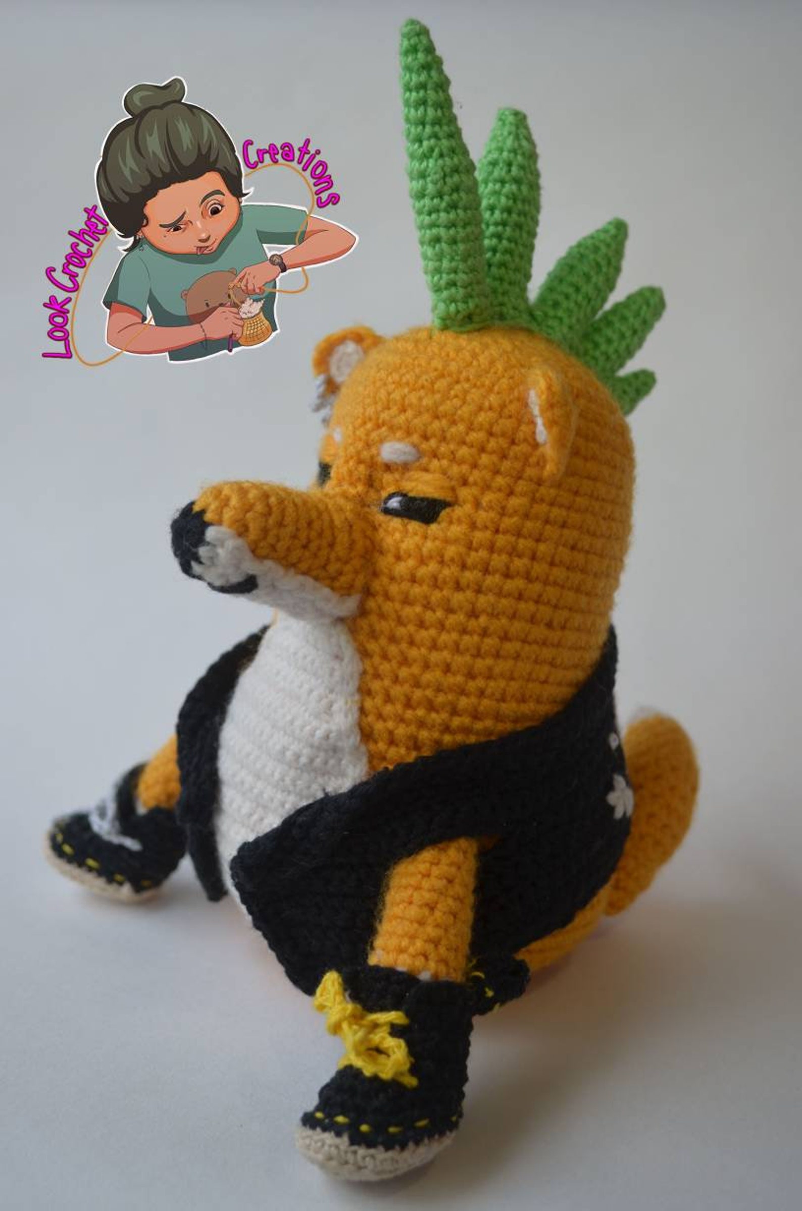 Punk Rock Cheems Doggo Meme// Amigurumi// Plush// Shiba Inu ...