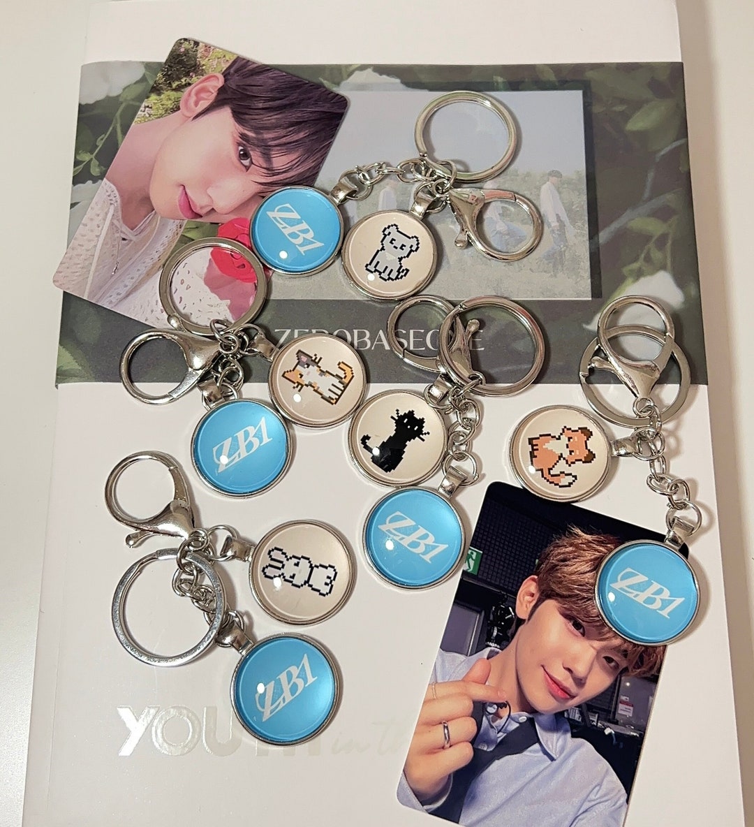 Zerobaseone Zb1 Representative Animal Emoji Keychain - Etsy