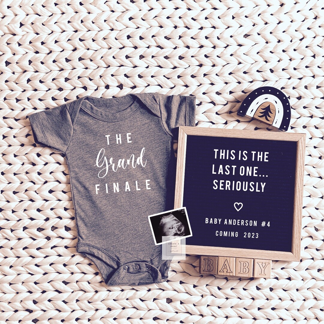 Digital Pregnancy Announcement, Last Baby Pregnancy Announcement ...