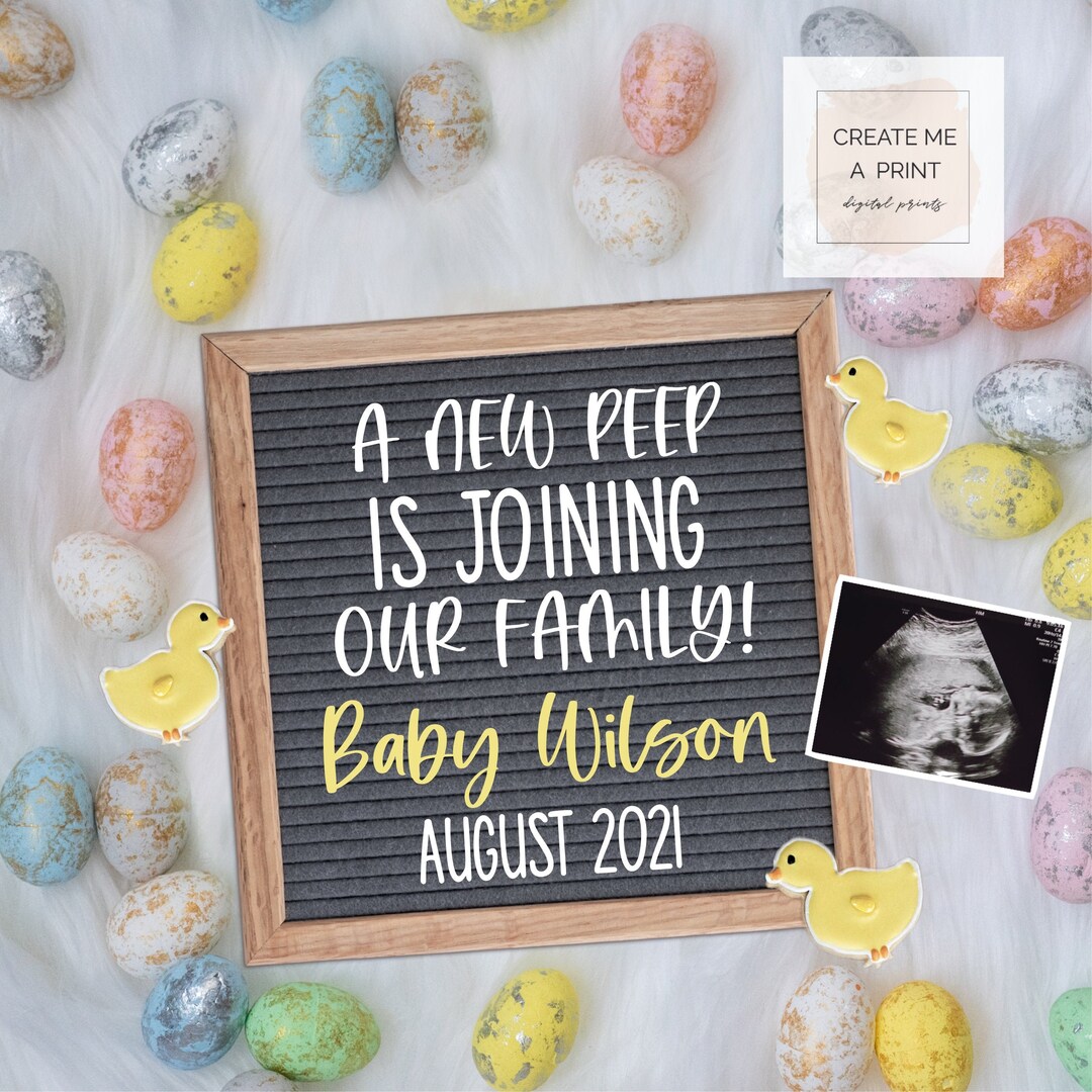 New Peep Instant Access Editable Digital Pregnancy - Etsy