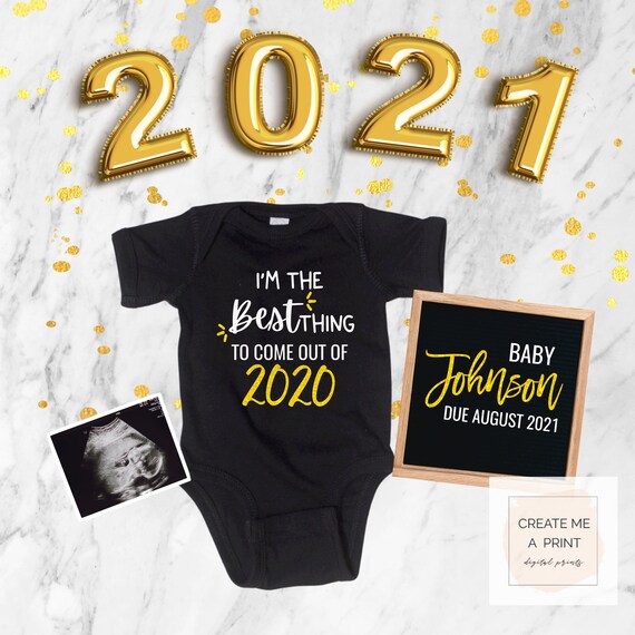 Instant Access Editable Digital Baby Announcement New Years | Etsy