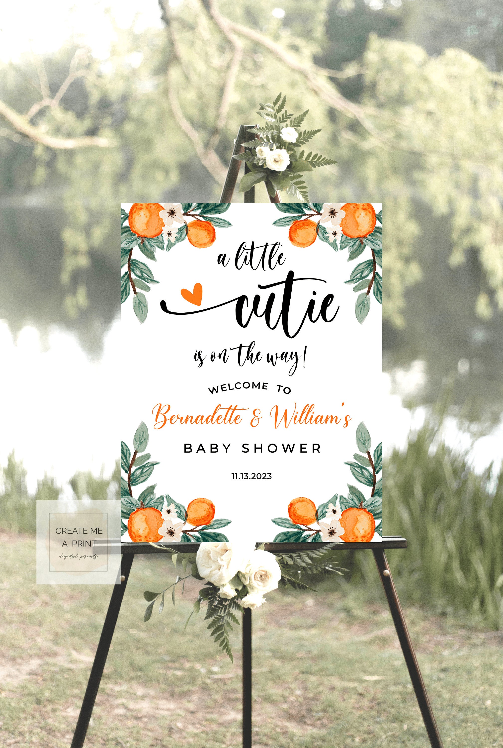 A Cutie is on the Way Sign - Etsy