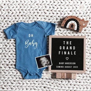 Digital Pregnancy Announcement, Boy Gender Reveal, It's A Boy for ...