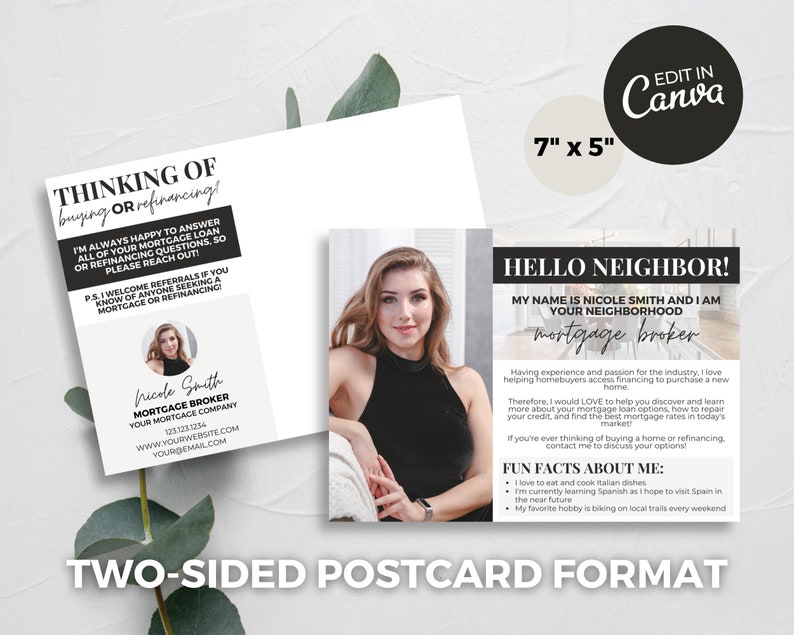 Mortgage Hello Neighbor Postcard | Mortgage Hello Neighbor Card ...