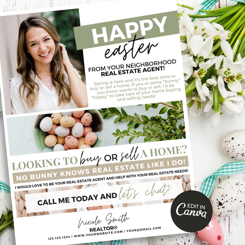 Easter Postcard - Etsy