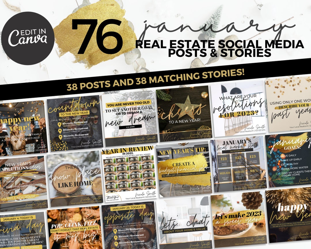 January Real Estate Posts & Matching Stories | Holidays Winter Real ...