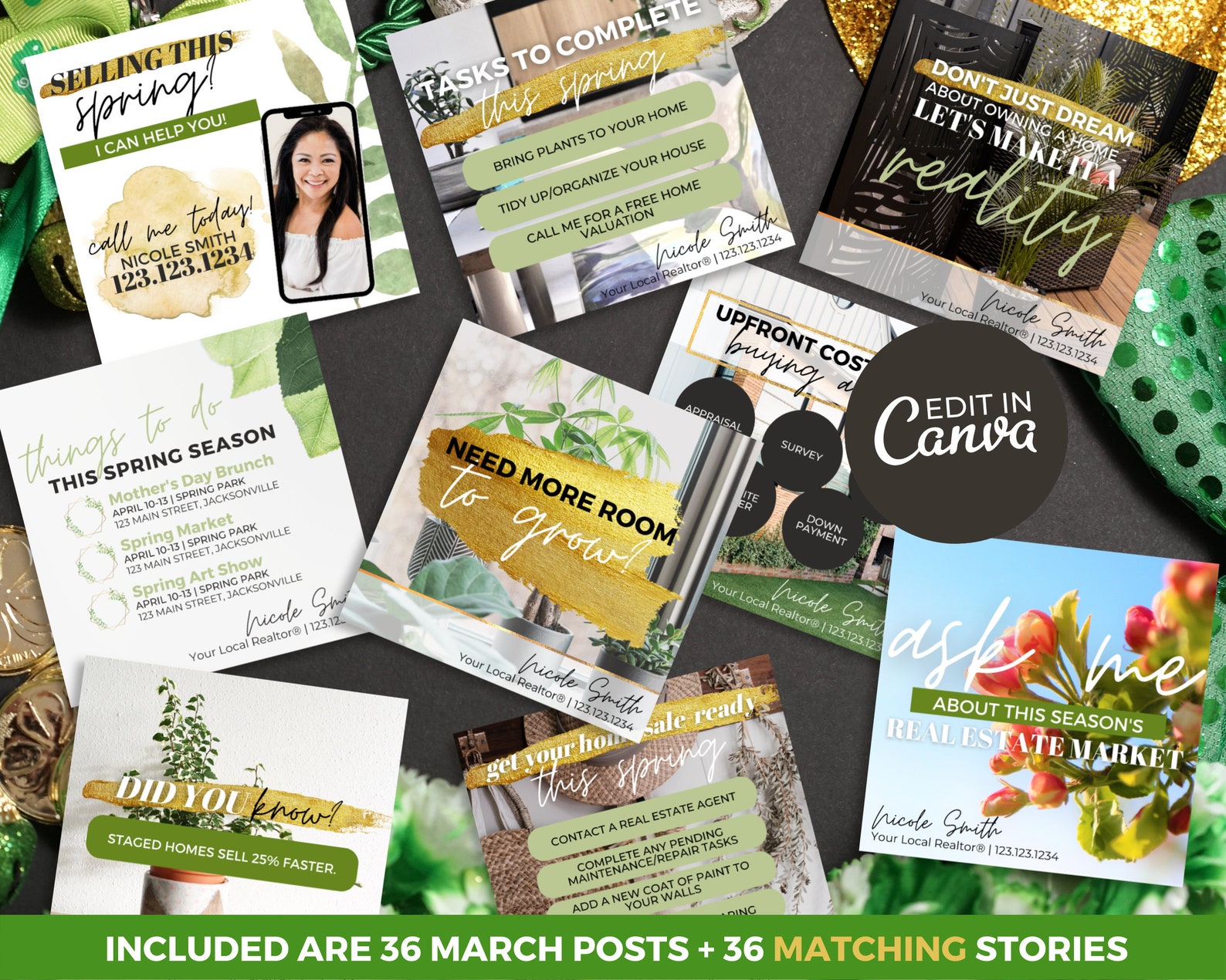 March Real Estate Posts & Matching Stories | Spring Real Estate Social ...