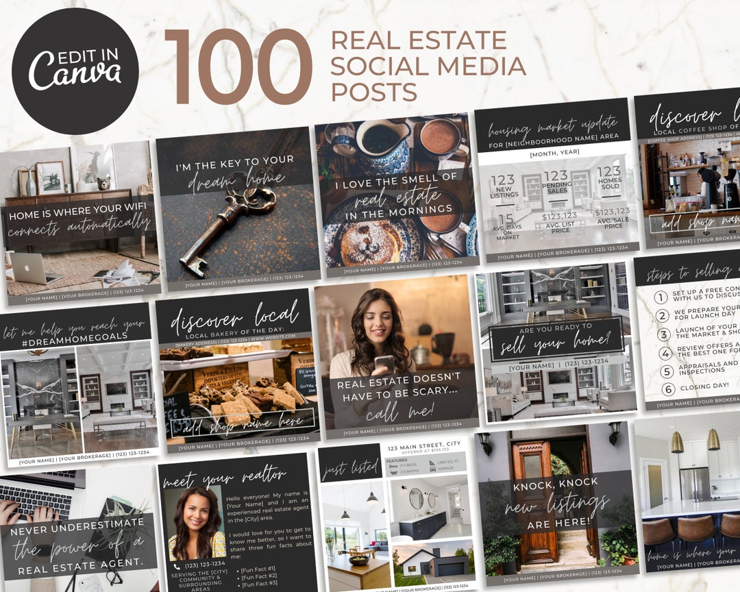 100 Modern Real Estate Posts | Real Estate Social Media | Facebook ...