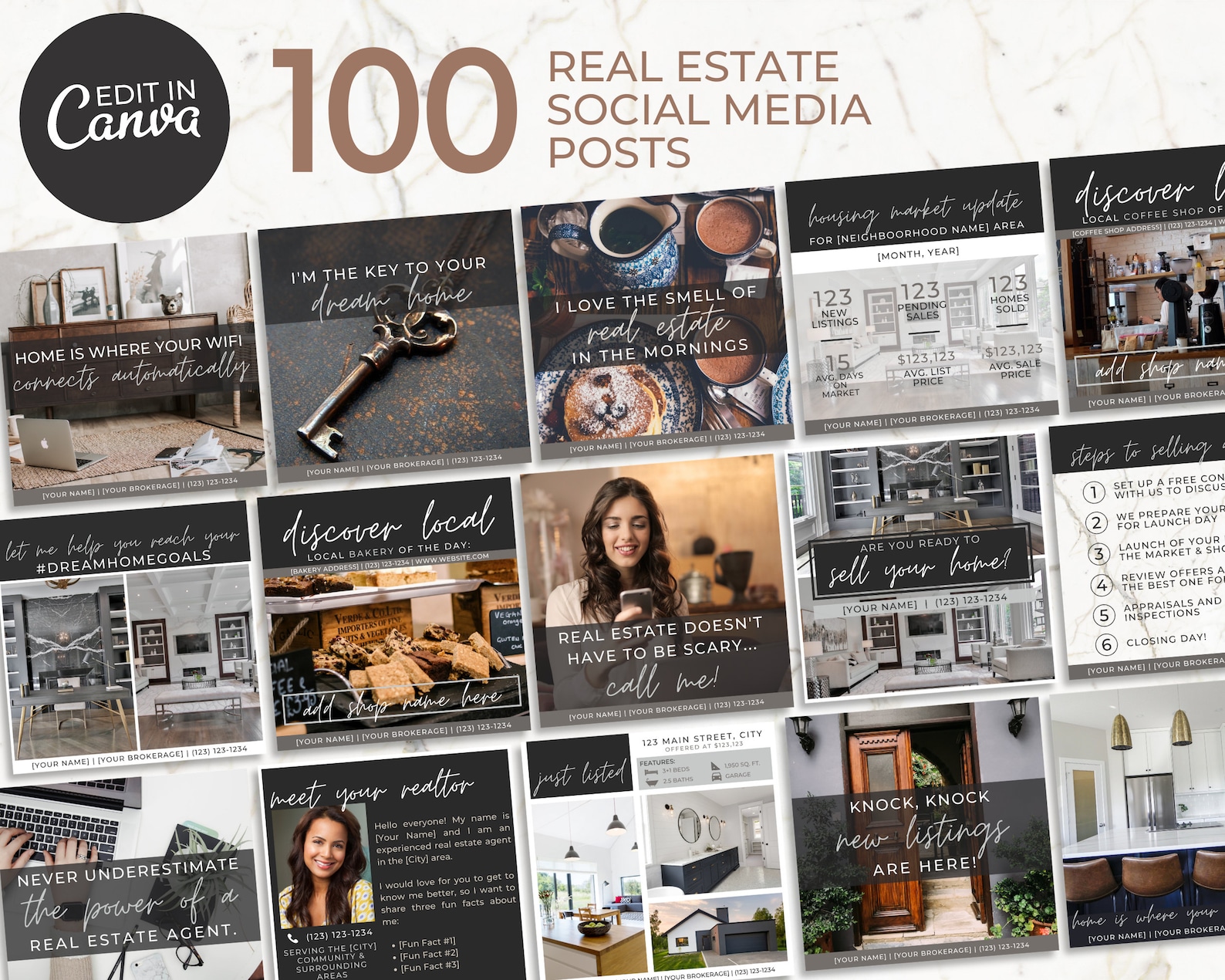 100 Modern Real Estate Posts Real Estate Social Media Facebook ...