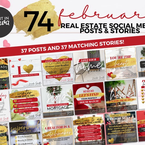 Real Estate July Social Media Posts Real Estate Marketing - Etsy
