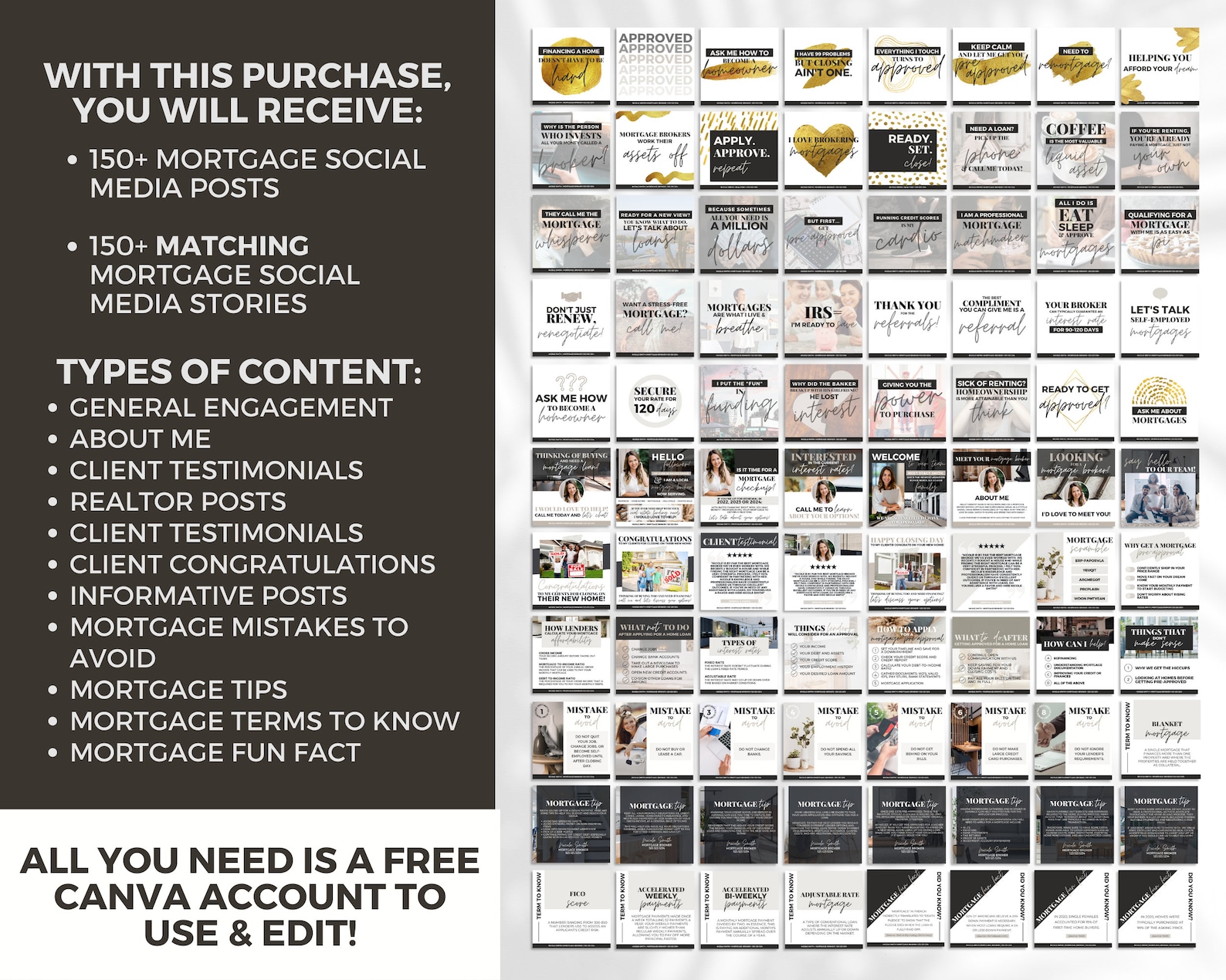 300+ Mortgage Social Media Posts & Matching Stories | Mortgage Broker ...