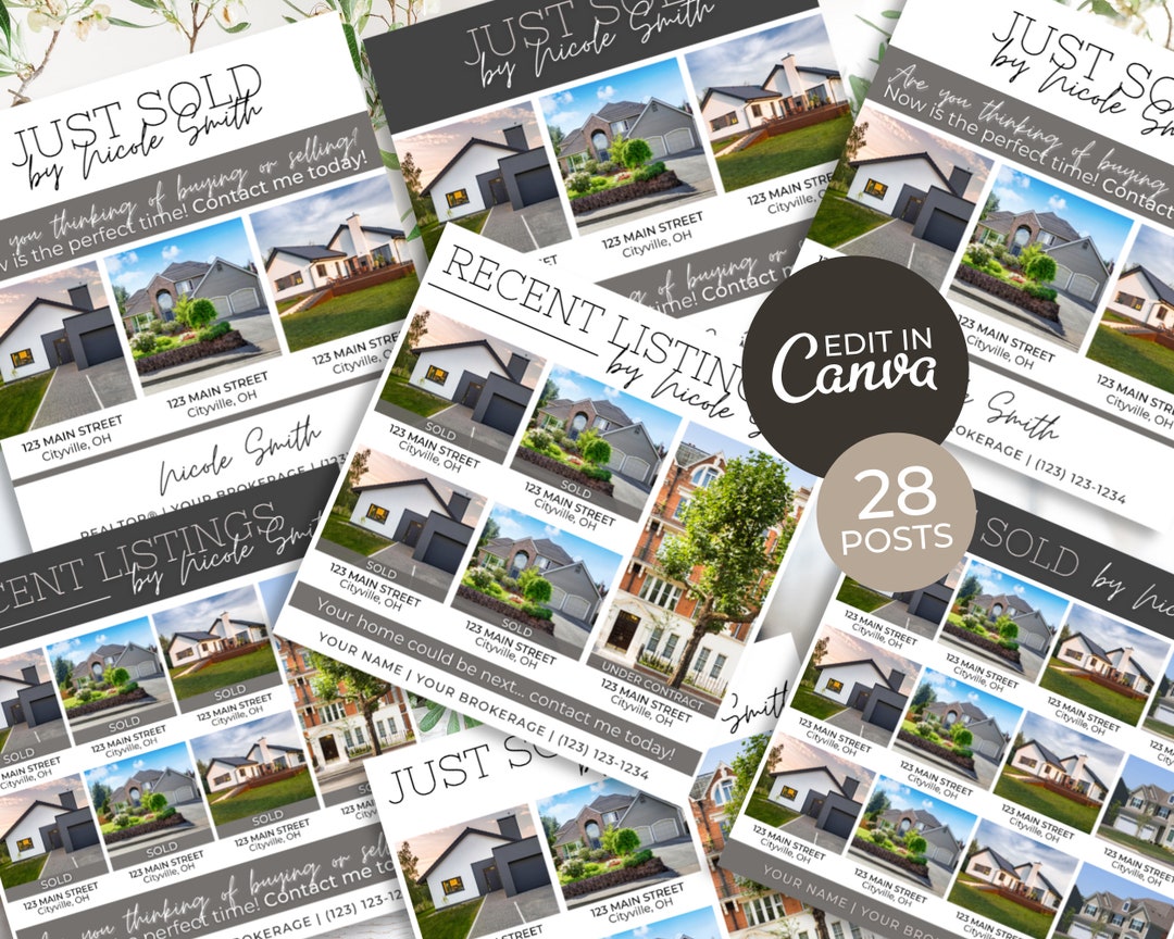 28 Modern Realtor Listings Social Media Posts | Real Estate Social ...