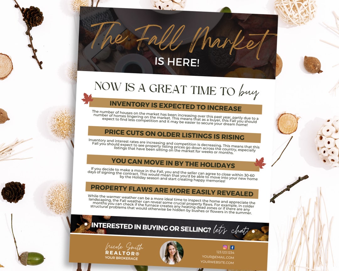 Fall Market is Here Letter | Real Estate Fall Farming Letter | Real ...