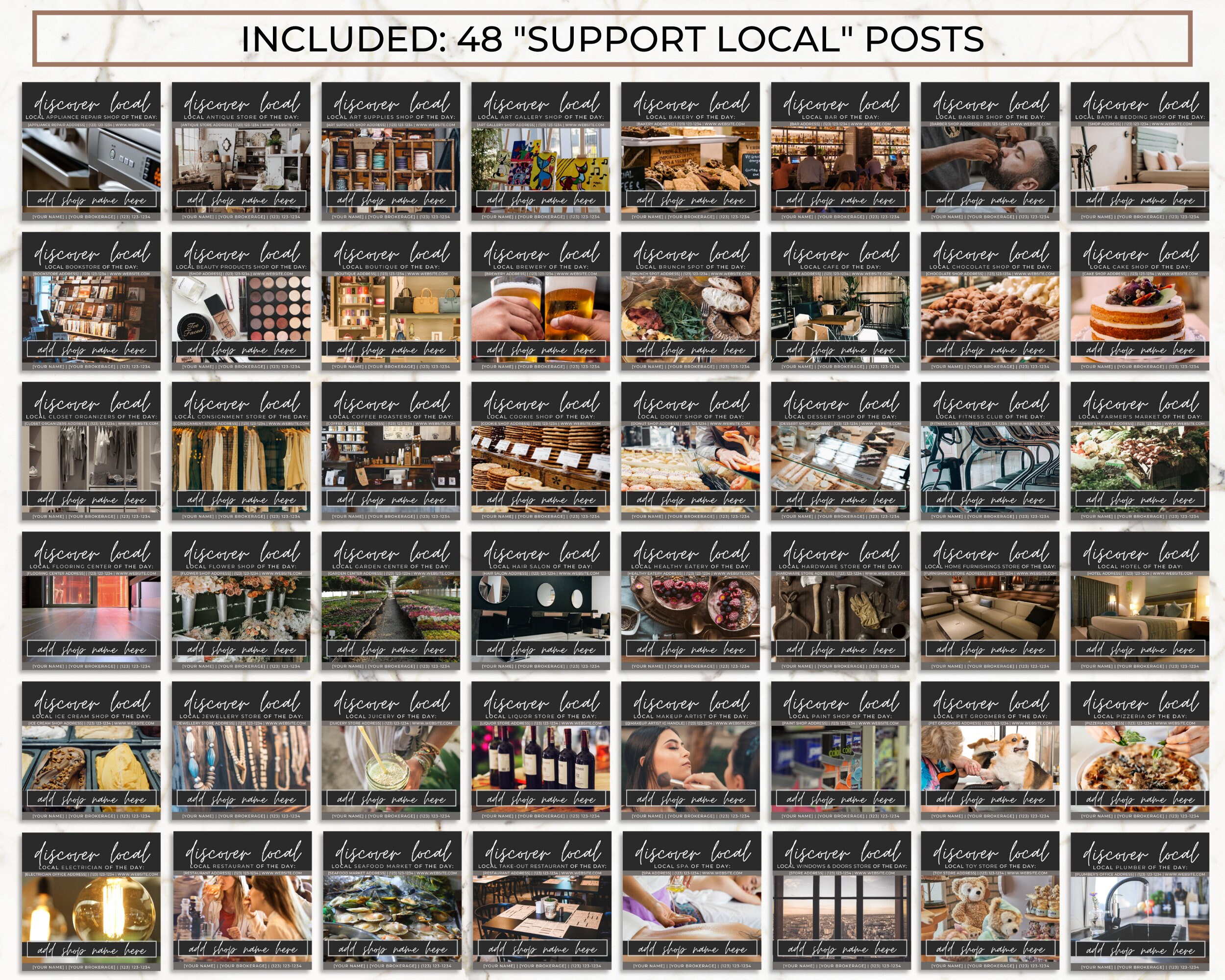 Discover Local Social Media Posts Real Estate Marketing - Etsy