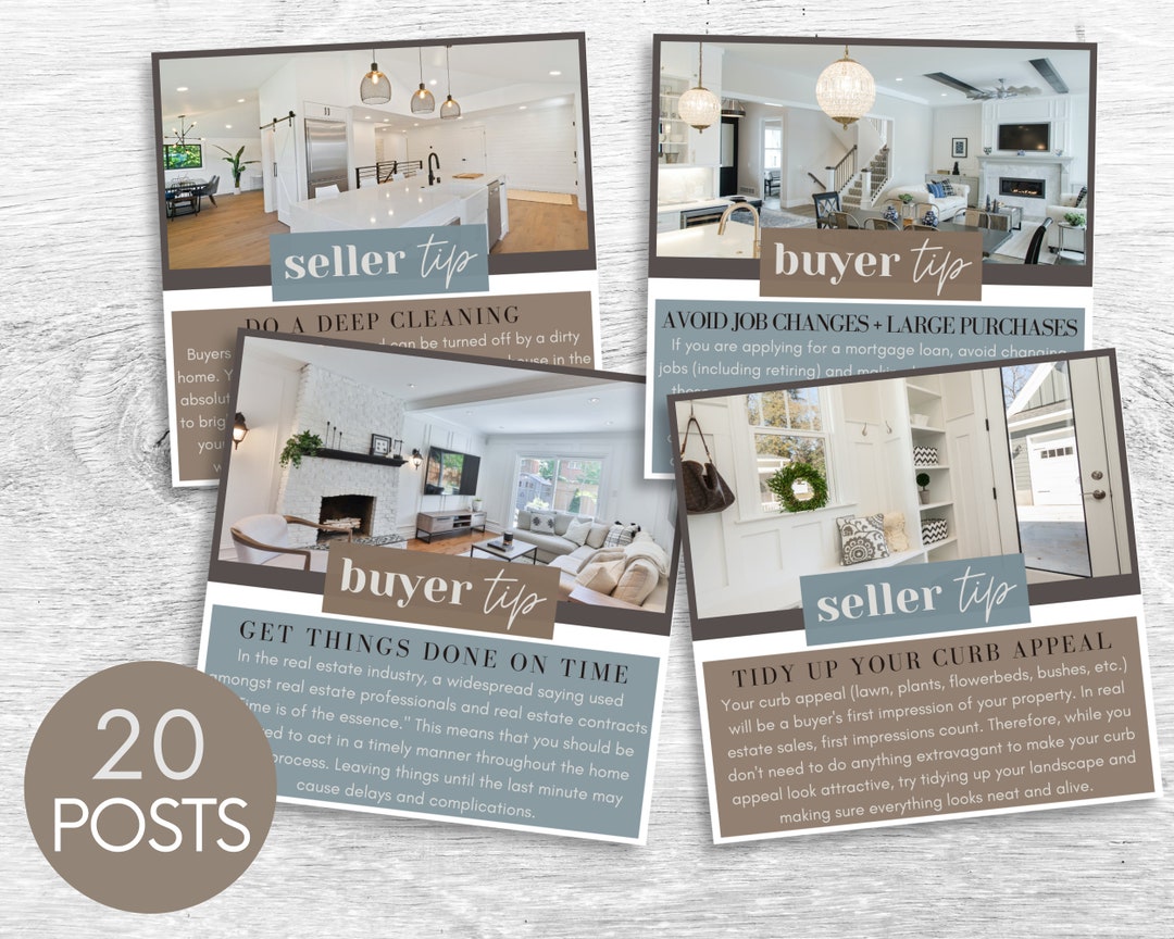20 Buyer and Seller Tips Social Media Posts | Home Buyer Tips | Home ...