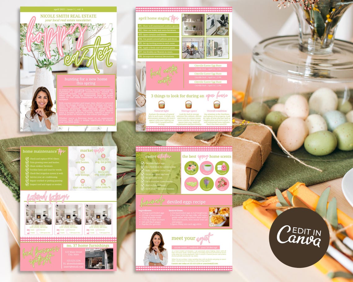 April 2025 Real Estate Newsletter | Easter Real Estate Newsletter ...