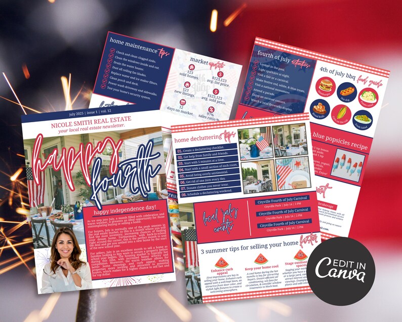 July 2025 Real Estate Newsletter | Fourth of July Real Estate ...