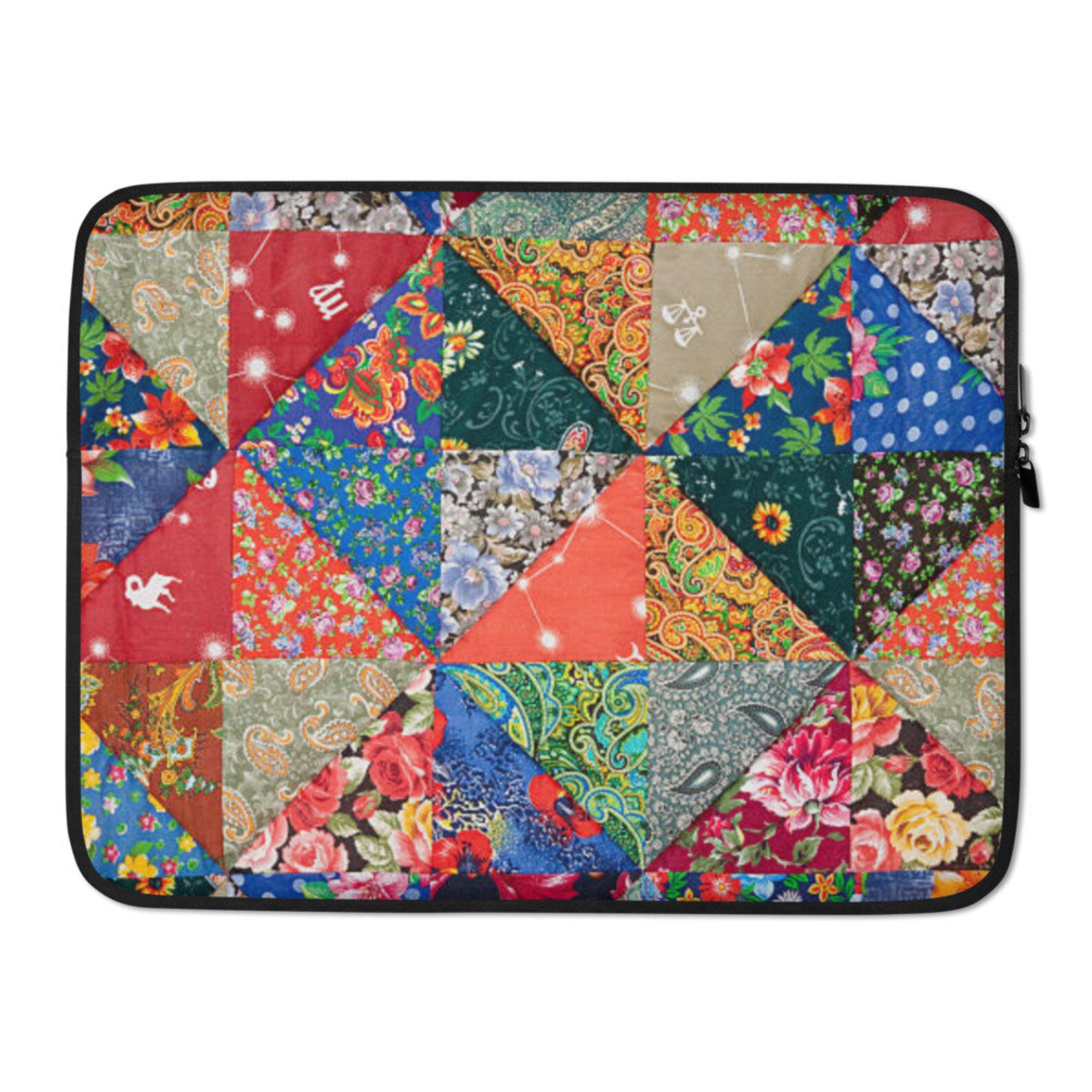 Quilted Laptop Sleeve, Computer Cover, Protective Case, Travel Gear ...