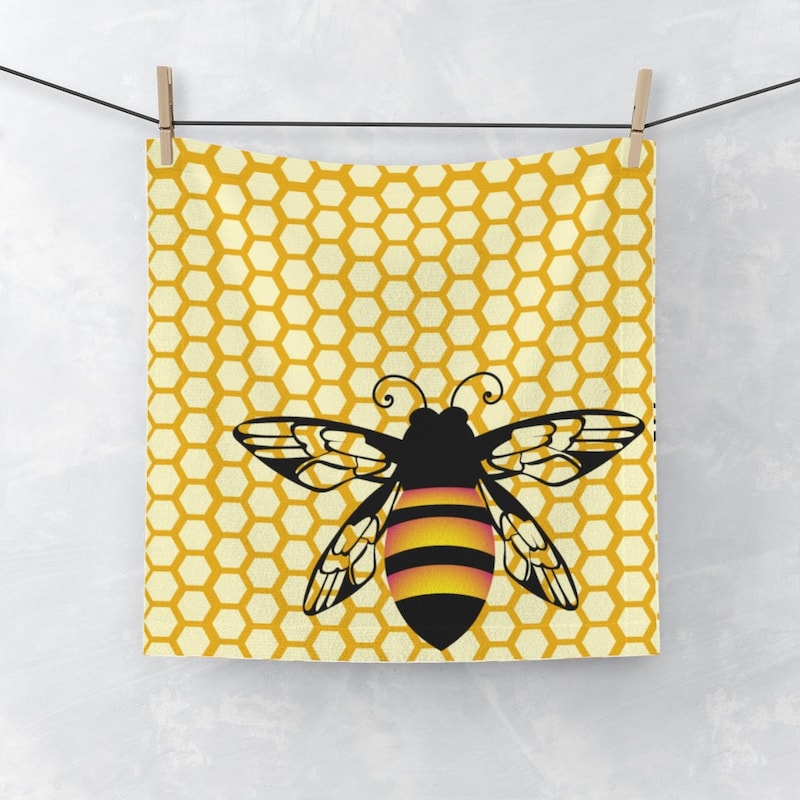 Bumble Bee Washcloth - Etsy