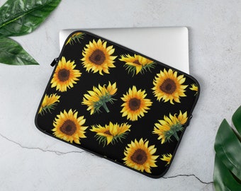 Sunflower Laptop Case - Etsy