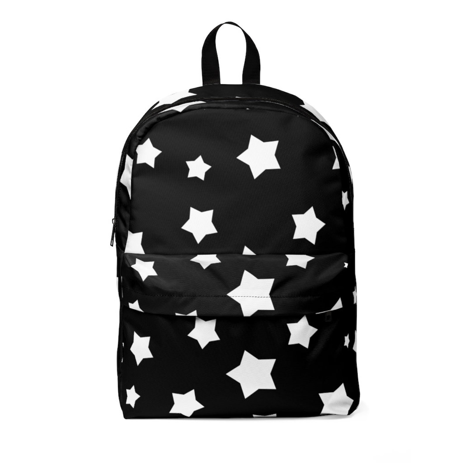 Star Book Bag, Unisex Classic Backpack, Black and White, Nap Sack ...