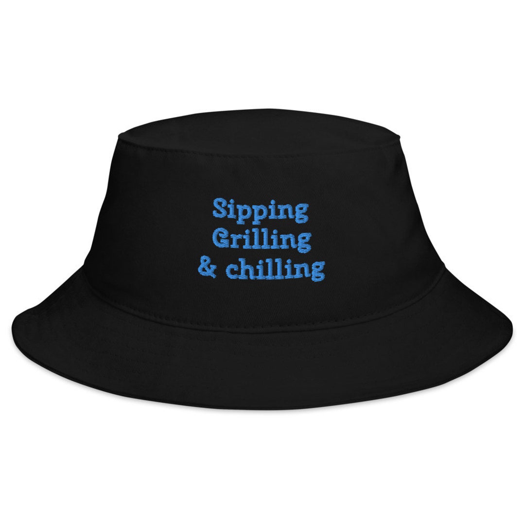 Funny Hat, Sipping, Grilling, Chilling, Pocono Souvenir, Best Seller ...