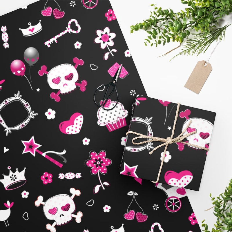 Hearts Wrapping Paper - Etsy