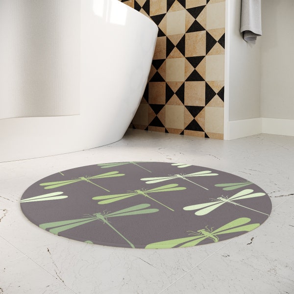 Round Bath Mat - Etsy