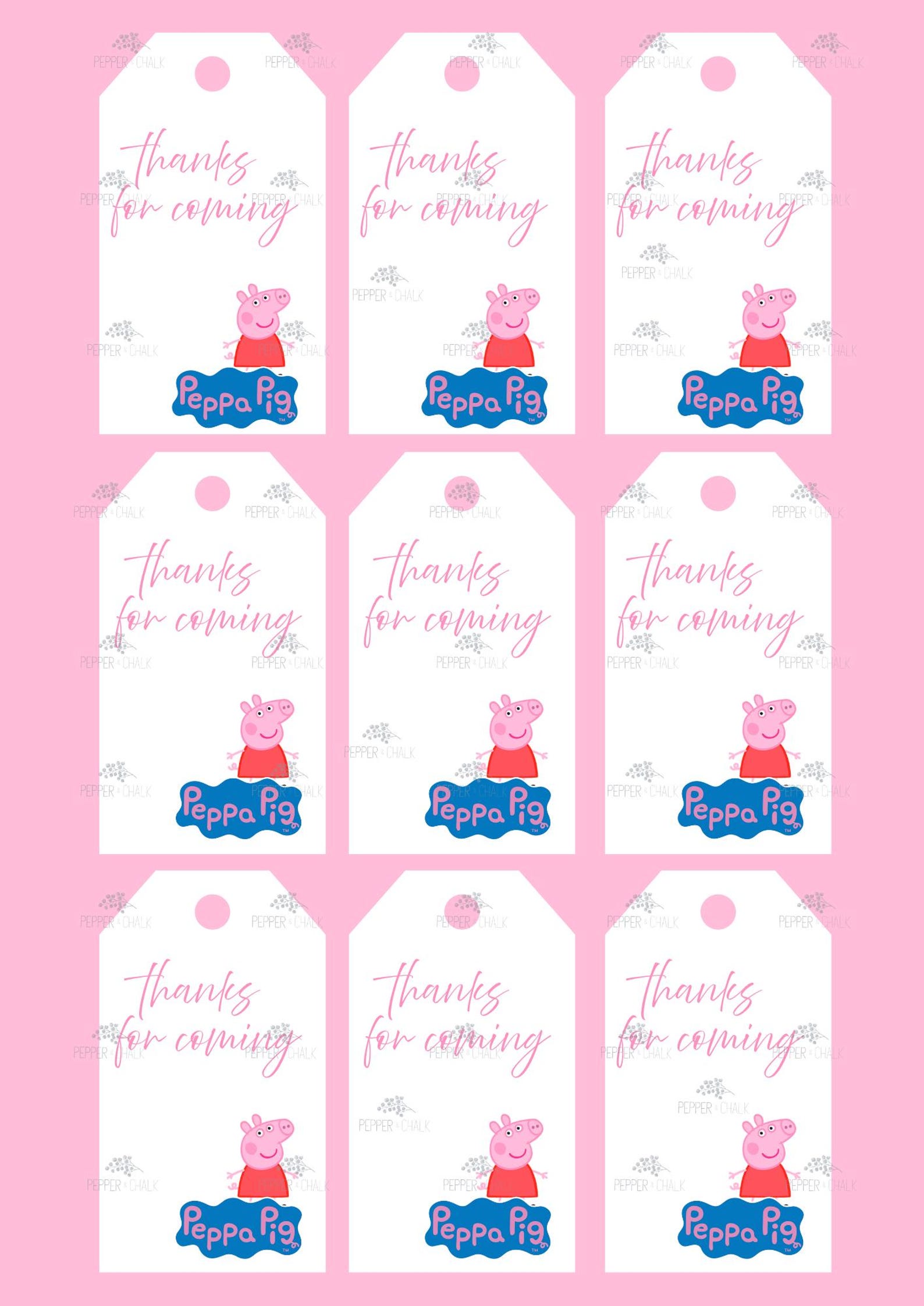 Pig Gift Tags (digital) - Etsy