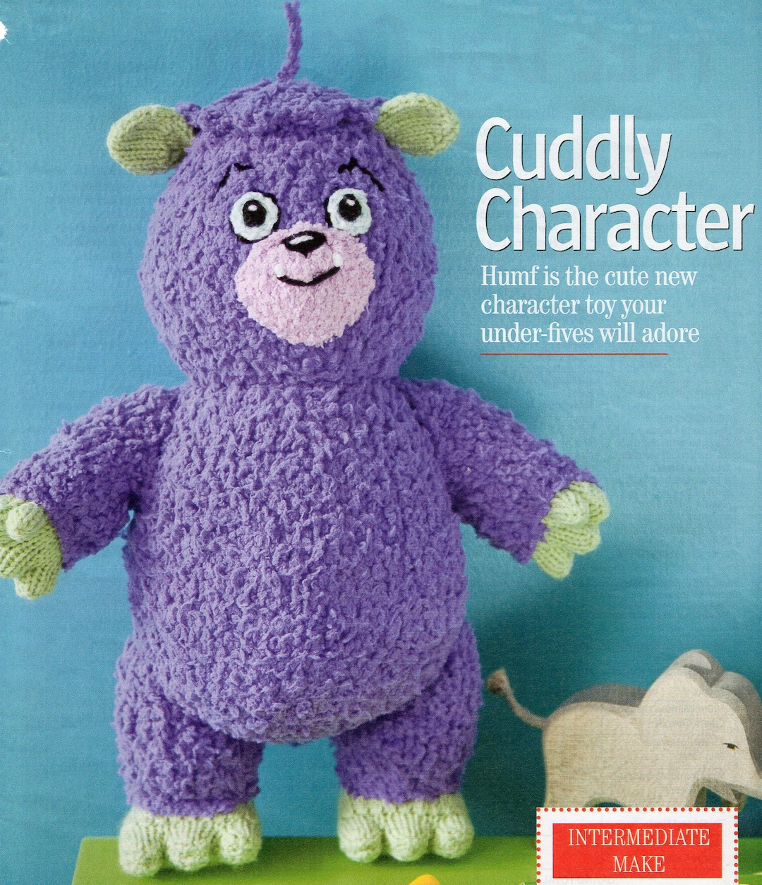 Cuddly Humf Toy Chunky Knitting Pattern Pattern - Etsy
