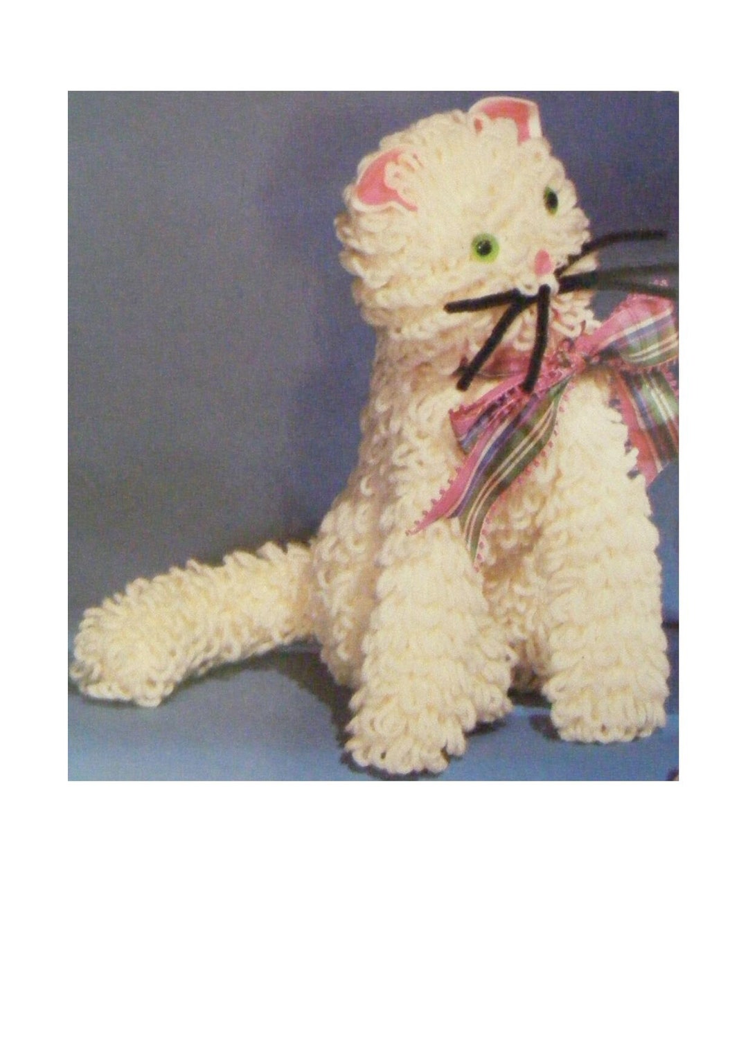 Loopy Cat Toy Double Knit Yarn Crochet Pattern Pdf Digital Download - Etsy