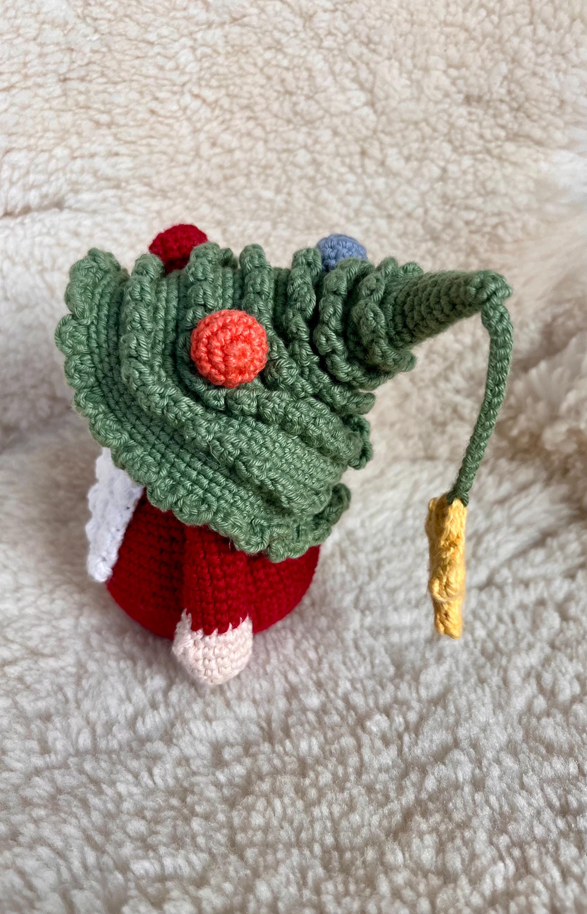 Holiday Tree Gnome , Handmade Crochet Gnome. - Etsy