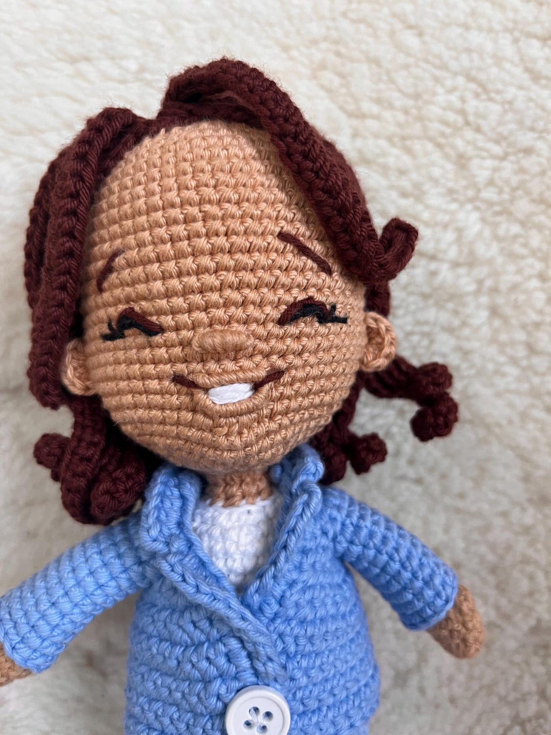Crochet Amigurumi Kamala Harris Doll. - Etsy