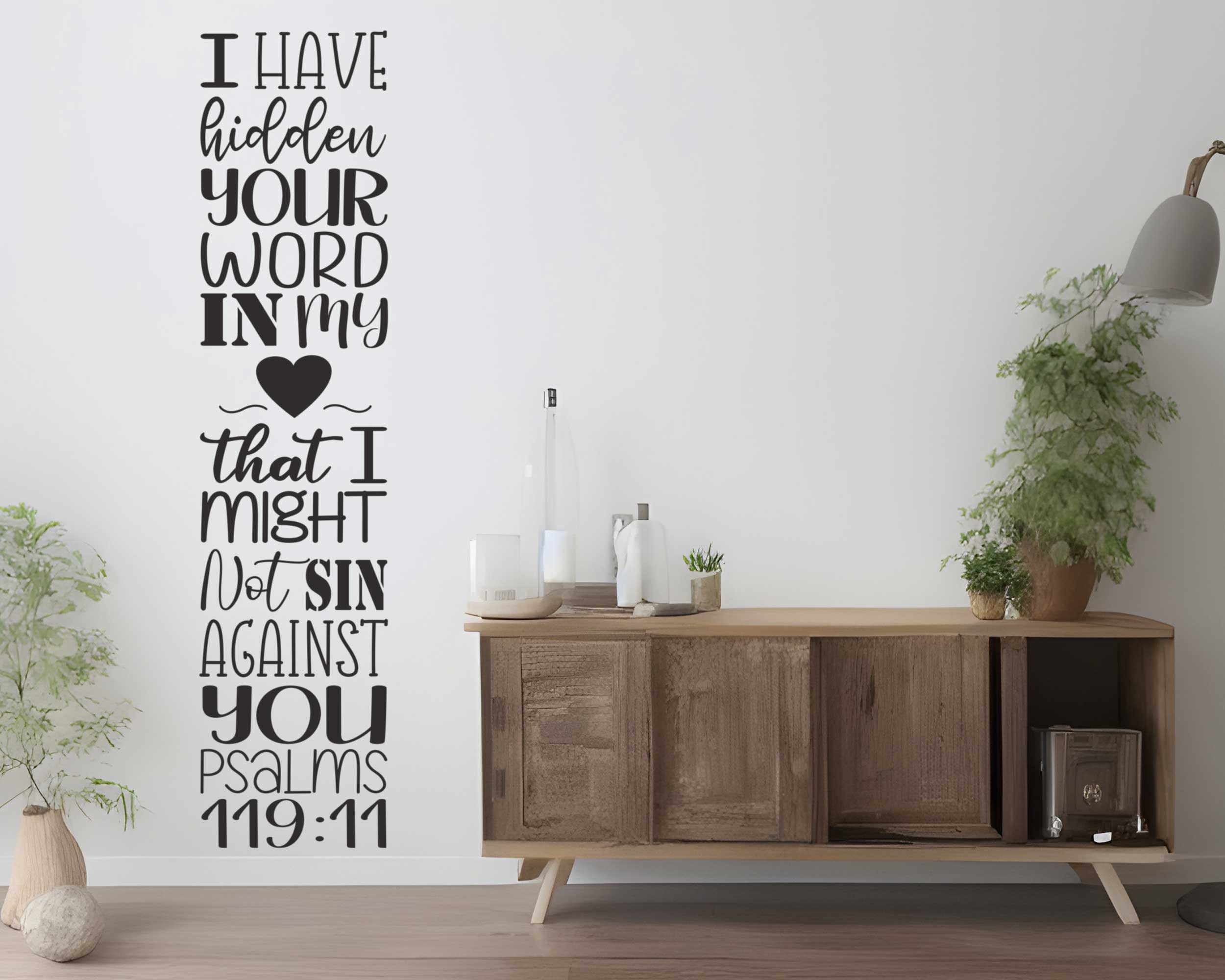 Psalms 119:11 Svg, Psalms 119 11 Svg, Psalms 11911 Svg, Ai, Pdf, Png ...