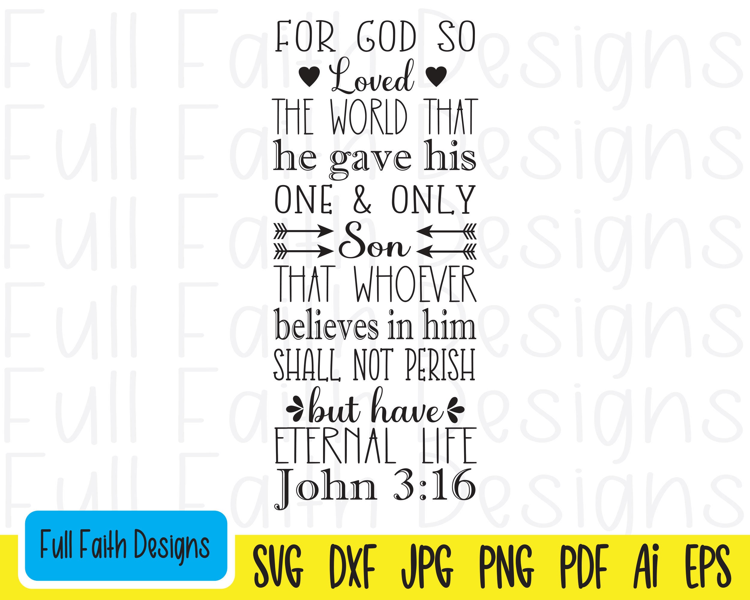 John 3:16 Svg John 316 Svg John 3 16 Svg Ai Pdf Png Jpg - Etsy John 3:16 Svg John 316 Svg John 3 16 Svg Ai Pdf Png Jpg - Etsy