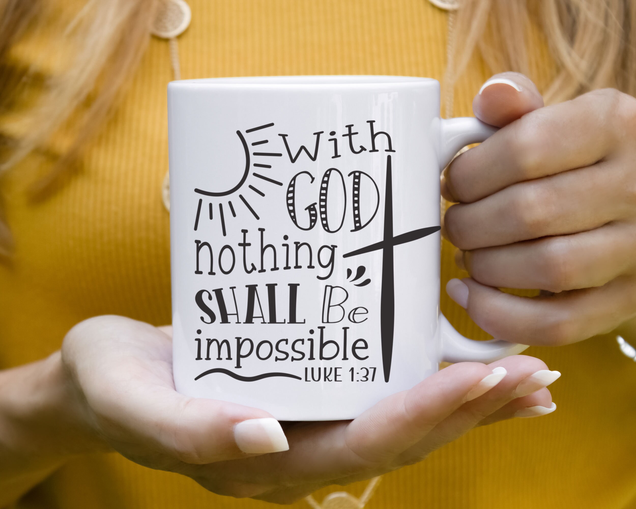 Luke 1:37 Svg, Luke 137 Svg, Luke 1 37 Svg, Ai, Pdf, Png, Jpg, Dxf Eps ...