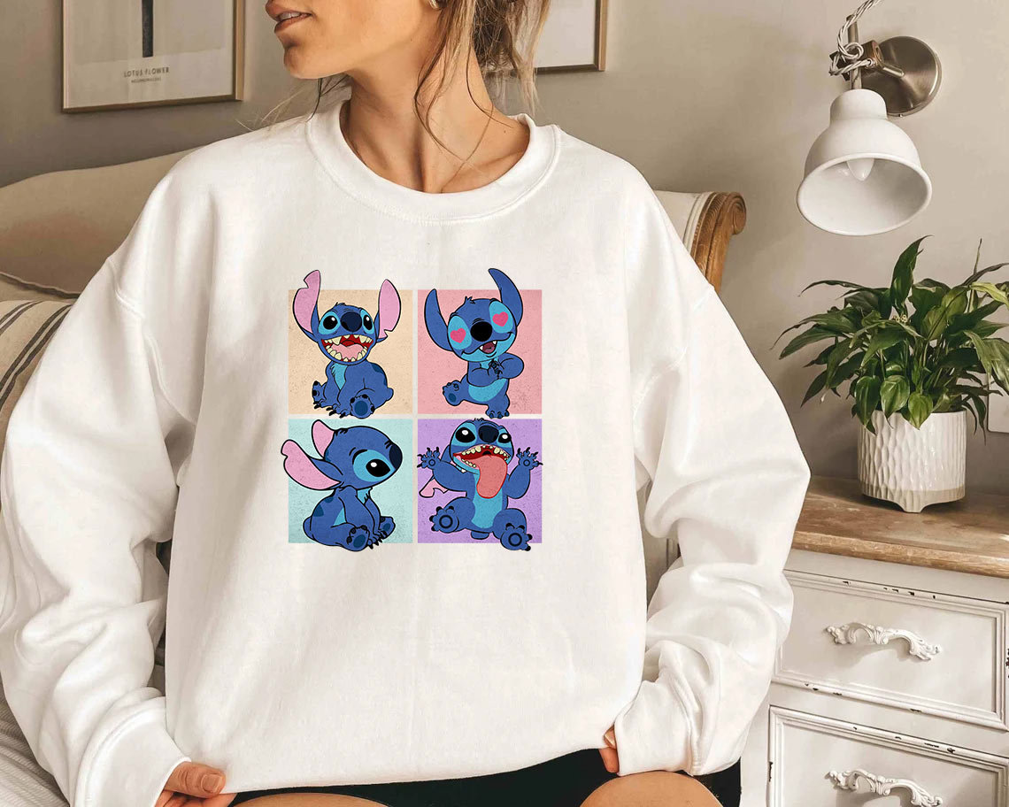 Disney Stitch Sweatshirt, Stitch Hoodie, Stitch Sweatshirt, Funny Mom ...
