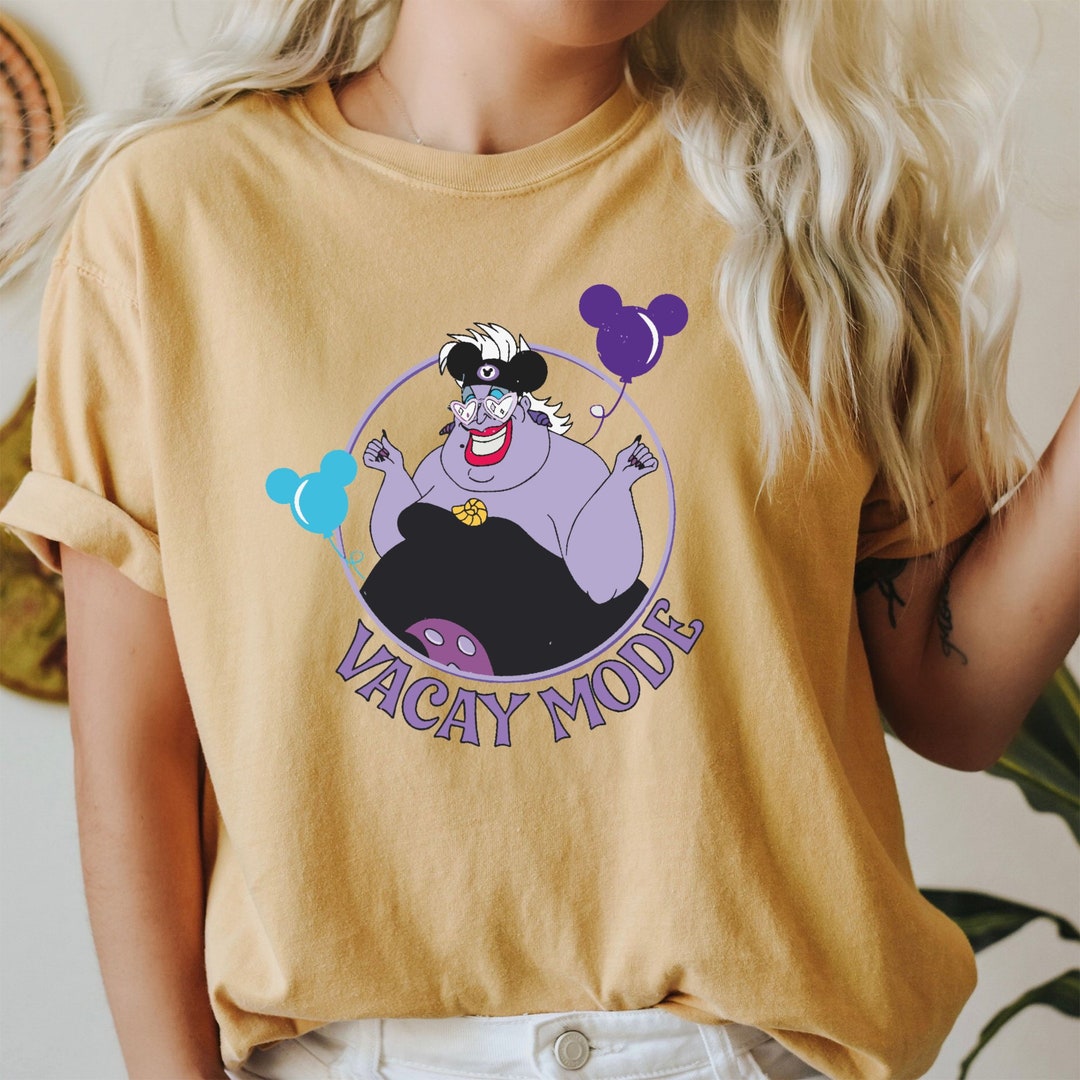 Comfort Colors® Retro Ursula With Mickey Balloon C2293 Magic Kingdom ...