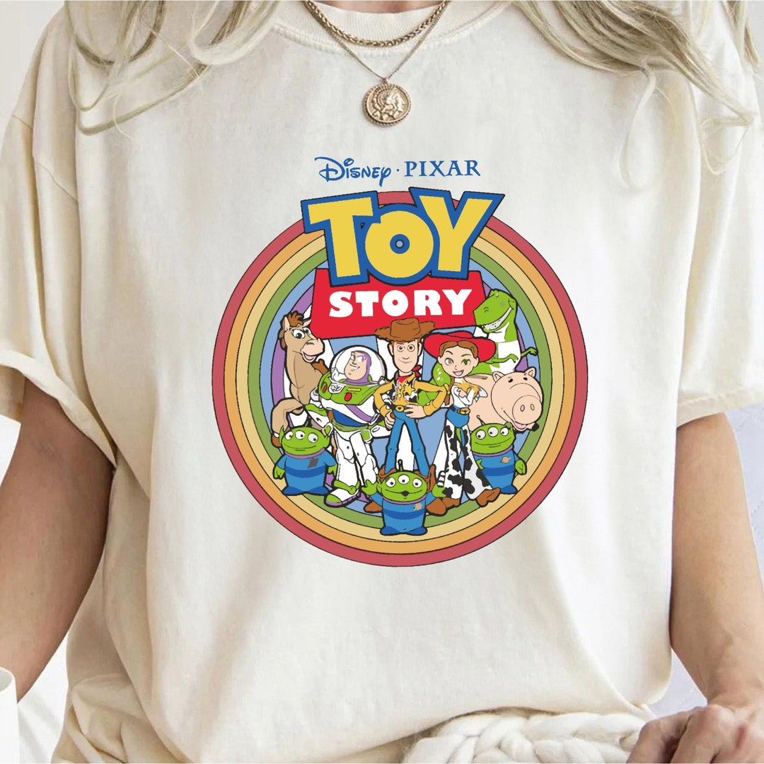 Comfort Colors® Toy Story Rainbow Buzz Lightyear T- C2356 Magic Kingdom ...
