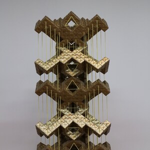 Origami String Textile Paper Art Sculpture Statue Geometric ...