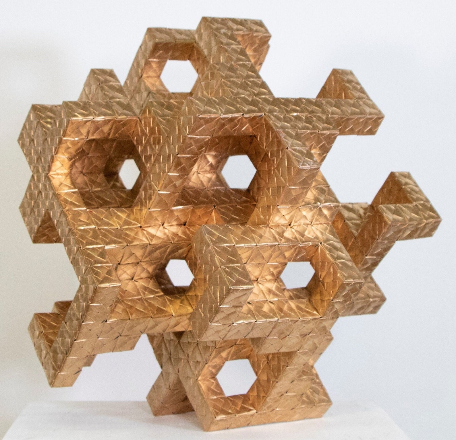 Spectacular Master Work Gold Fold Original Origami Art Sculpture 3000 ...