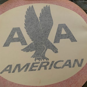 1960s American Airlines Corporate Decal Logo Emblem Transportation ...