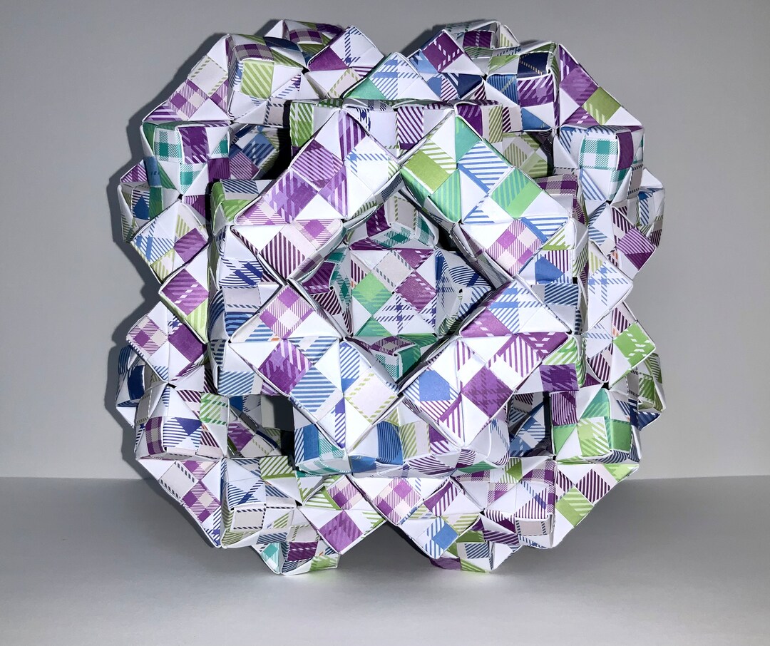 Vance Houston Origami Paper Artwork Sculpture No Adhesives 10 Diameter ...