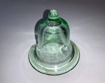 Antique Glass Cloche With Knob - Etsy